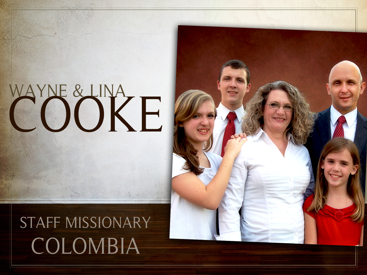 Get to know the 41: Wayne Cooke, Colombia - Vision Baptist Church of ...
